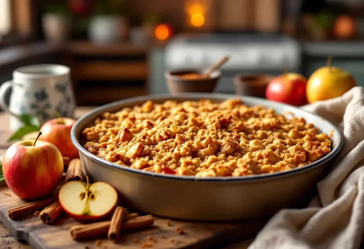 So gelingt ein perfekter Apfel-Zimt-Crumble in 10 Minuten (ein Rezept ...